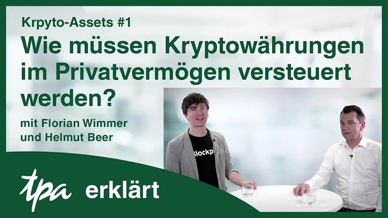 Wie muss ich meine Kryptos privat versteuern? | TPA Steuerberatung